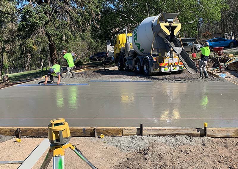 Residential Concreting - Hipwell Constructions Pty Ltd